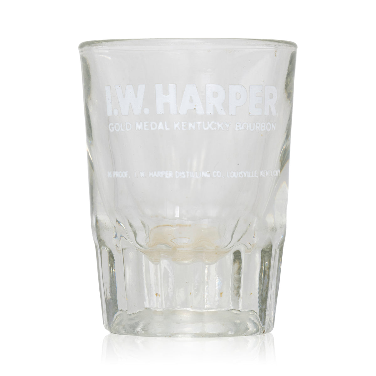 I.W. Harper Shot Glass — Cisco's Gallery