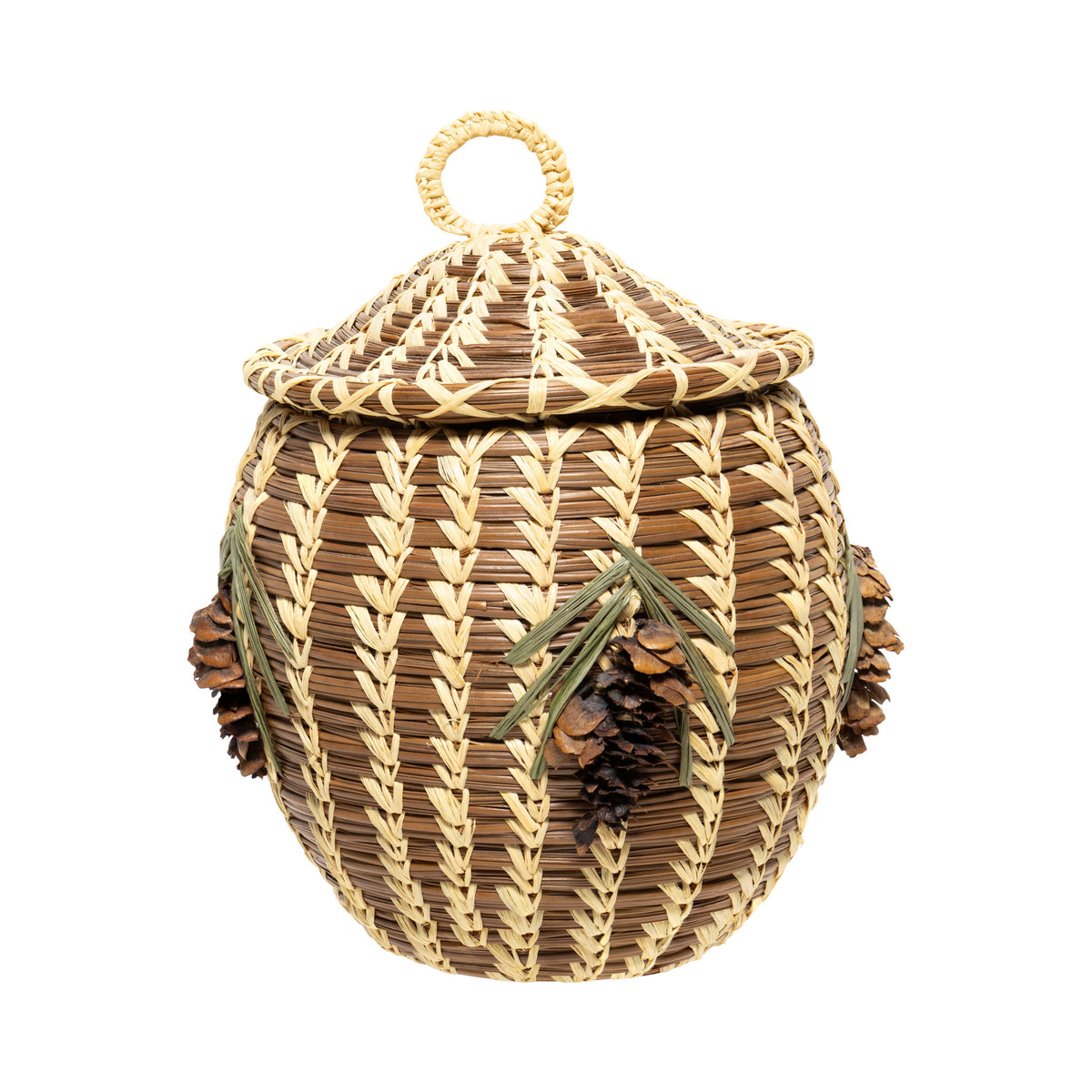 Coushatta Pine Needle Basket — Cisco's Gallery