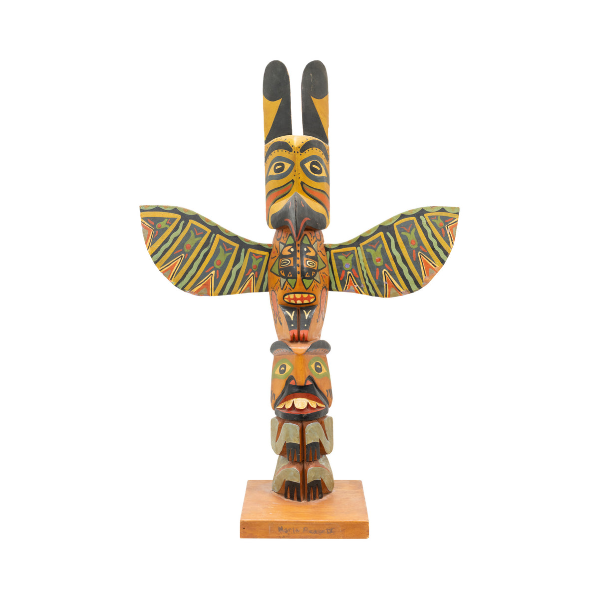 Salish Totem by the White Eagle Family — Cisco's Gallery