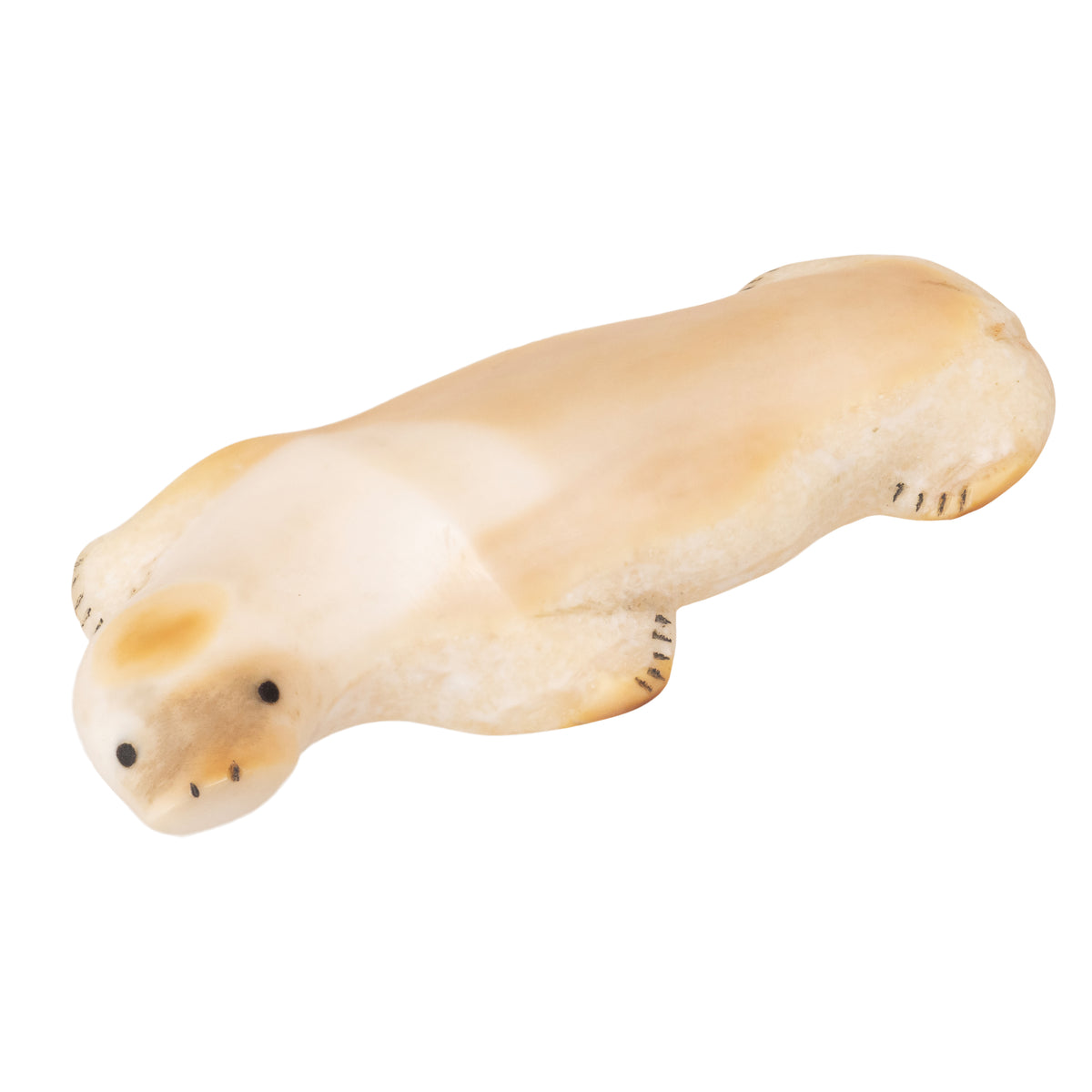 Miniature Inuit Fossilized Ivory Seal — Cisco's Gallery