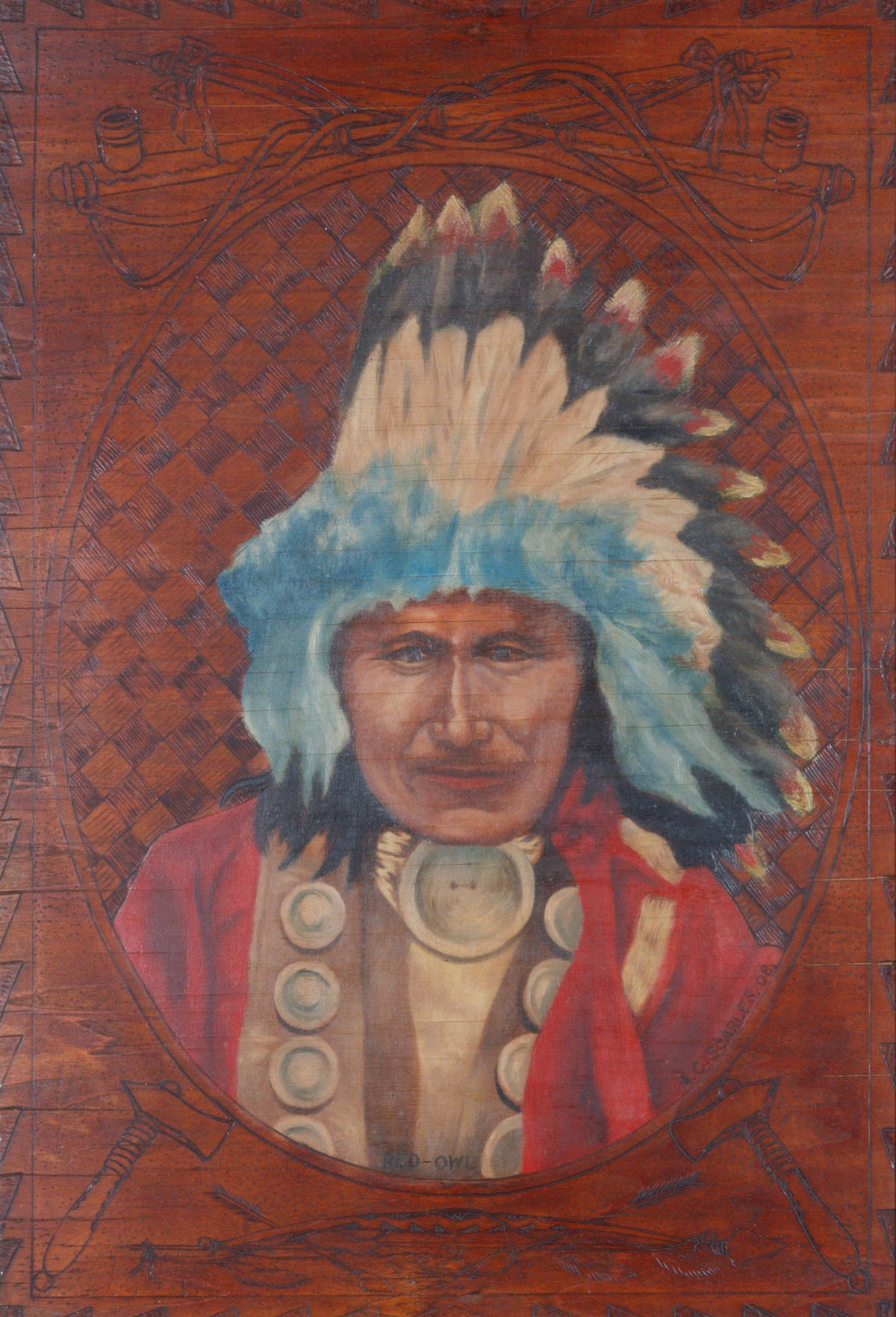 Portrait of Chief Red Owl — Cisco's Gallery