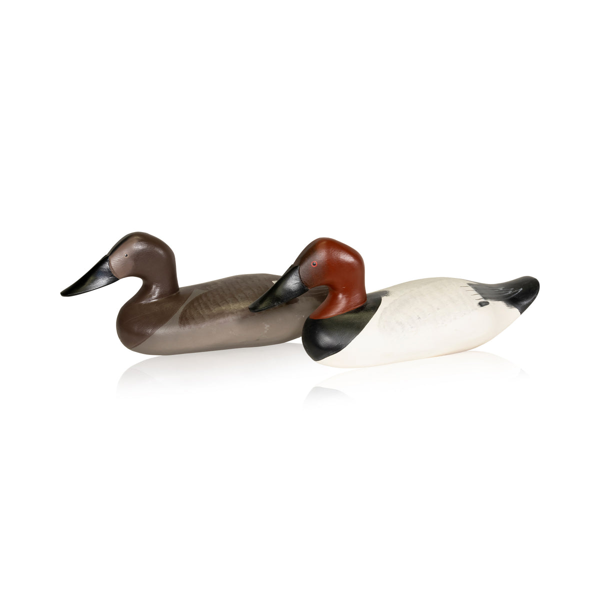 Steven R. Lay Canvasback Decoy Pair — Cisco's Gallery