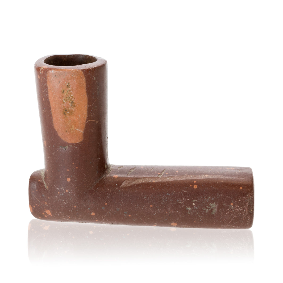 Catlinite Elbow Pipe — Cisco's Gallery