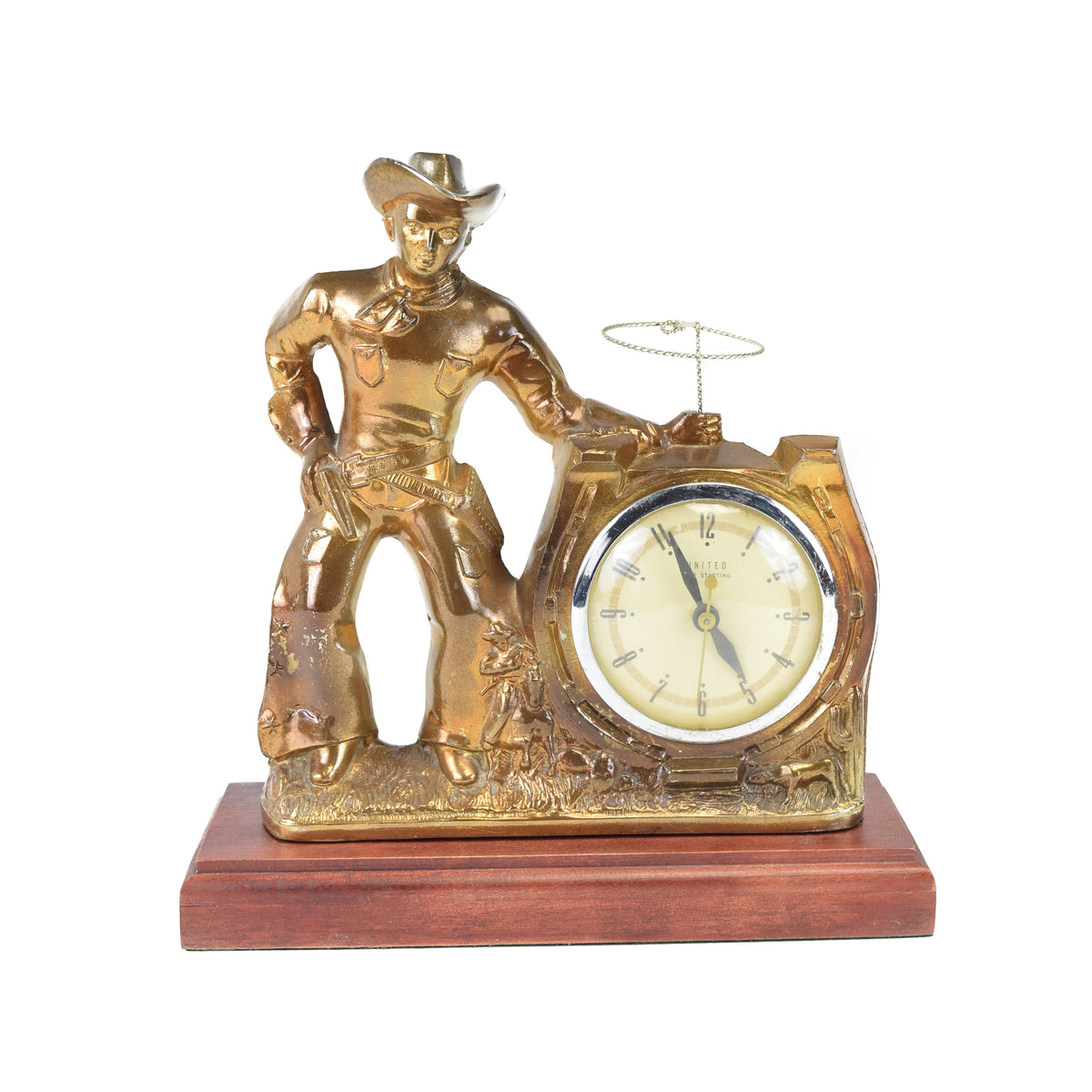 Cowboy Mantle Clock — Cisco's Gallery